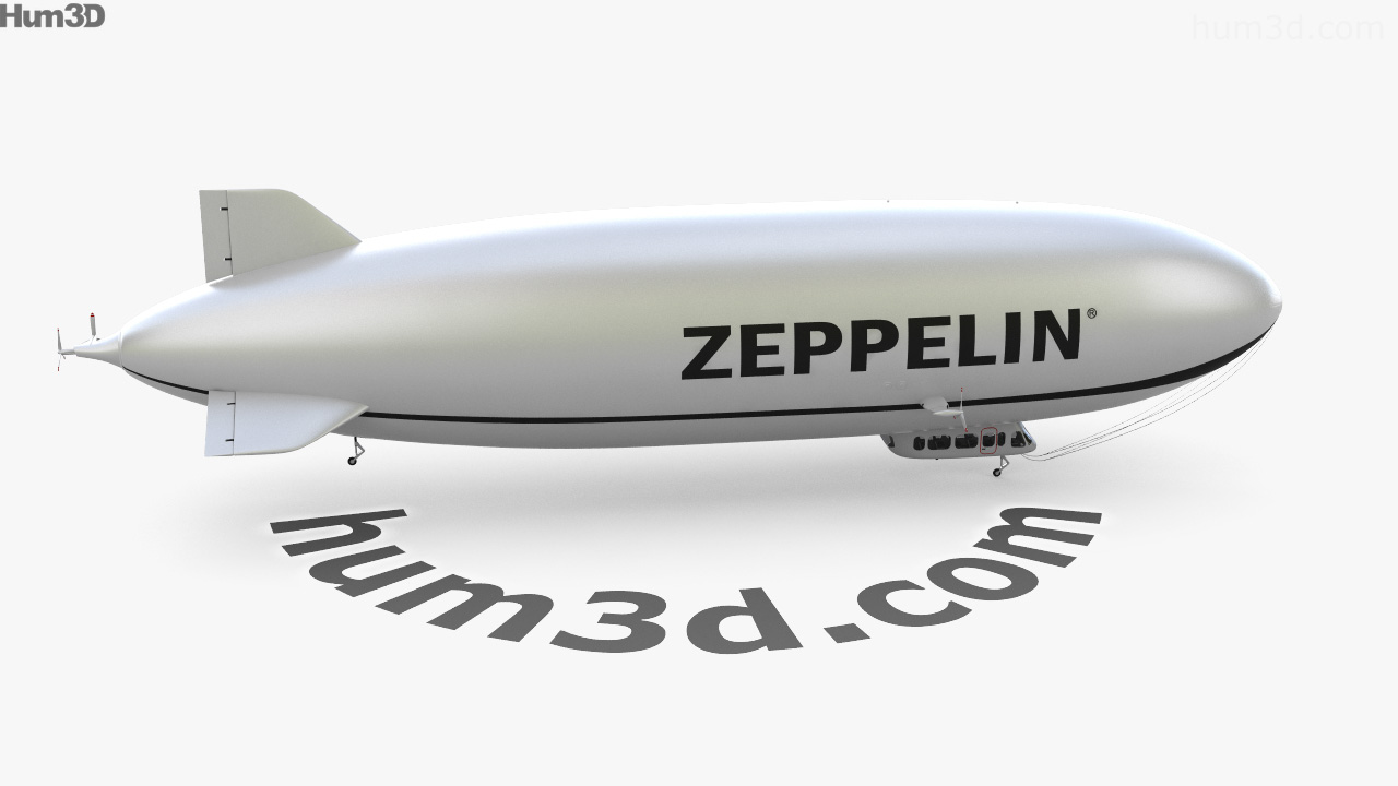360 view of Zeppelin NT 3D model - 3DModels store