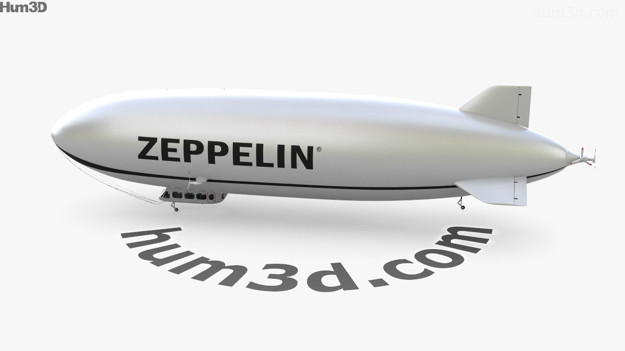 360 view of Zeppelin NT 3D model - 3DModels store
