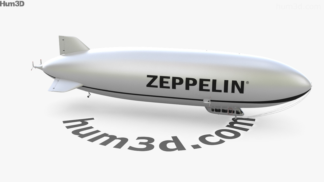 360 view of Zeppelin NT 3D model - 3DModels store