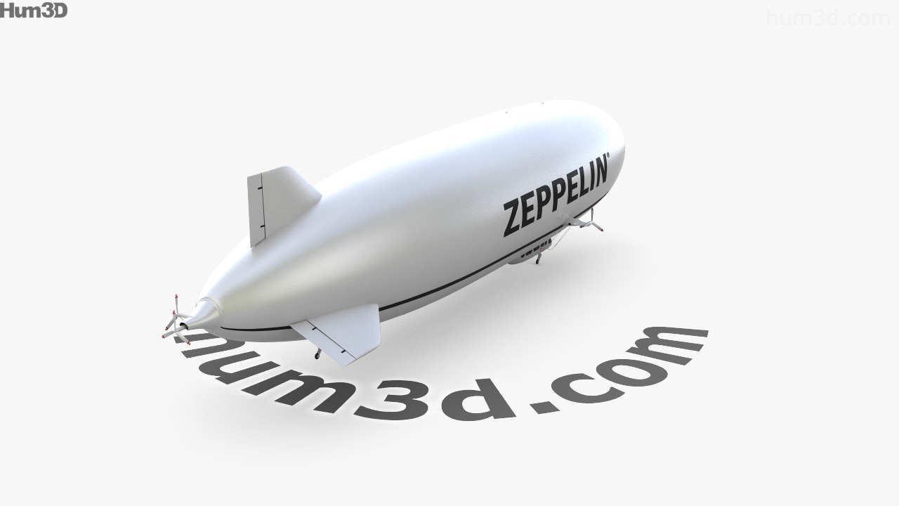 360 view of Zeppelin NT 3D model - 3DModels store