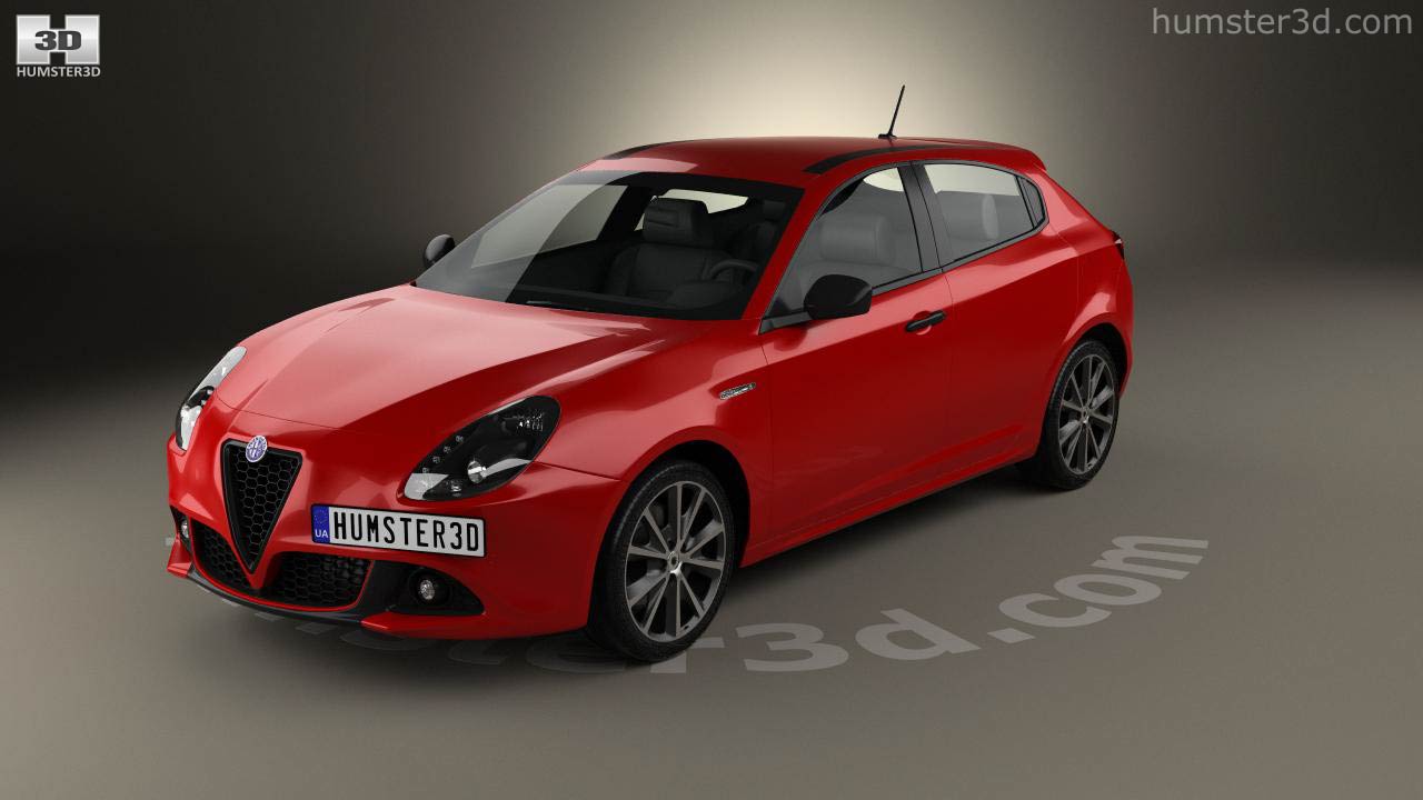 360 view of Alfa Romeo Giulietta 2019 3D model - 3DModels store