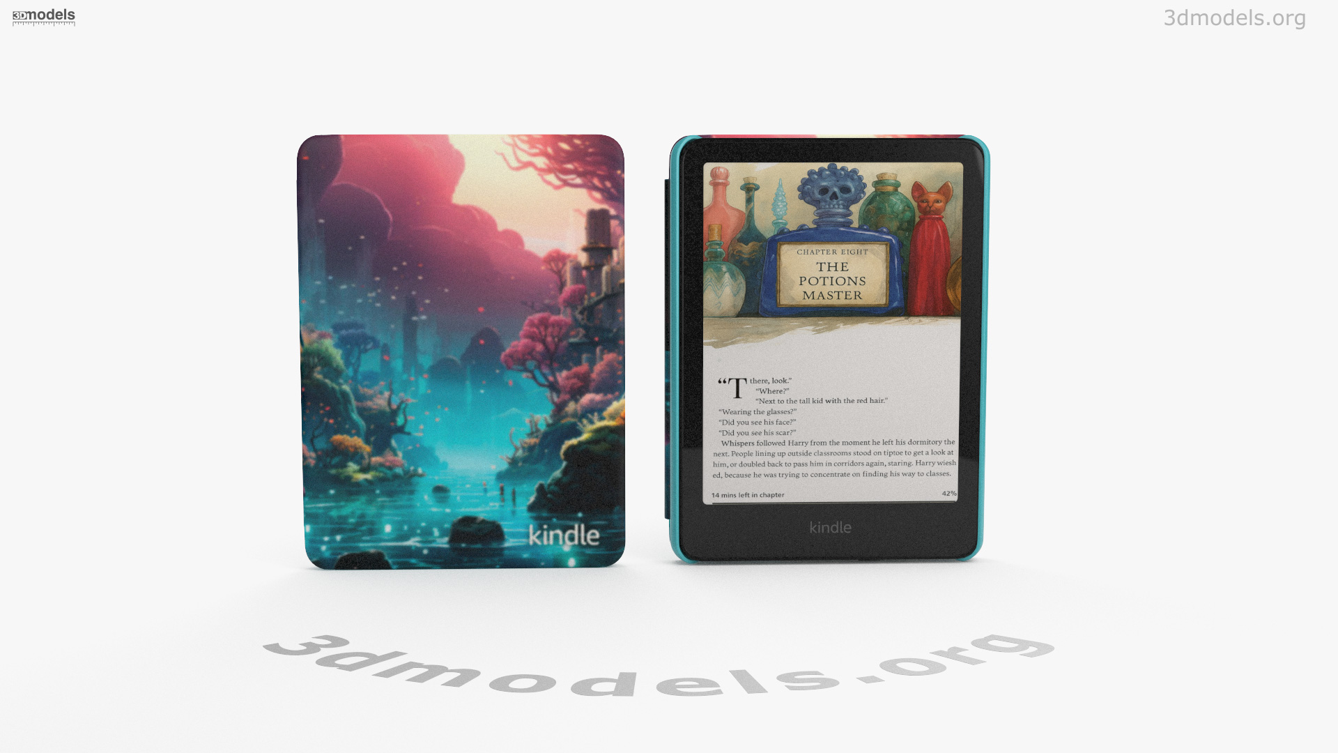 360 view of Amazon Kindle Colorsoft Kids 3D model - 3DModels store