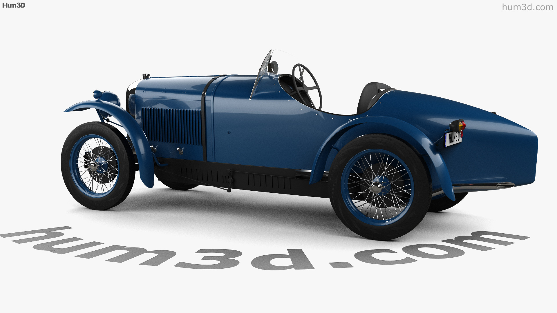 360 view of Amilcar CGSS 1926 3D model - 3DModels store