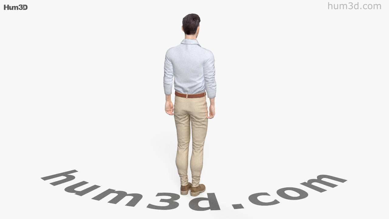 360 view of Generic Man 3D model - 3DModels store