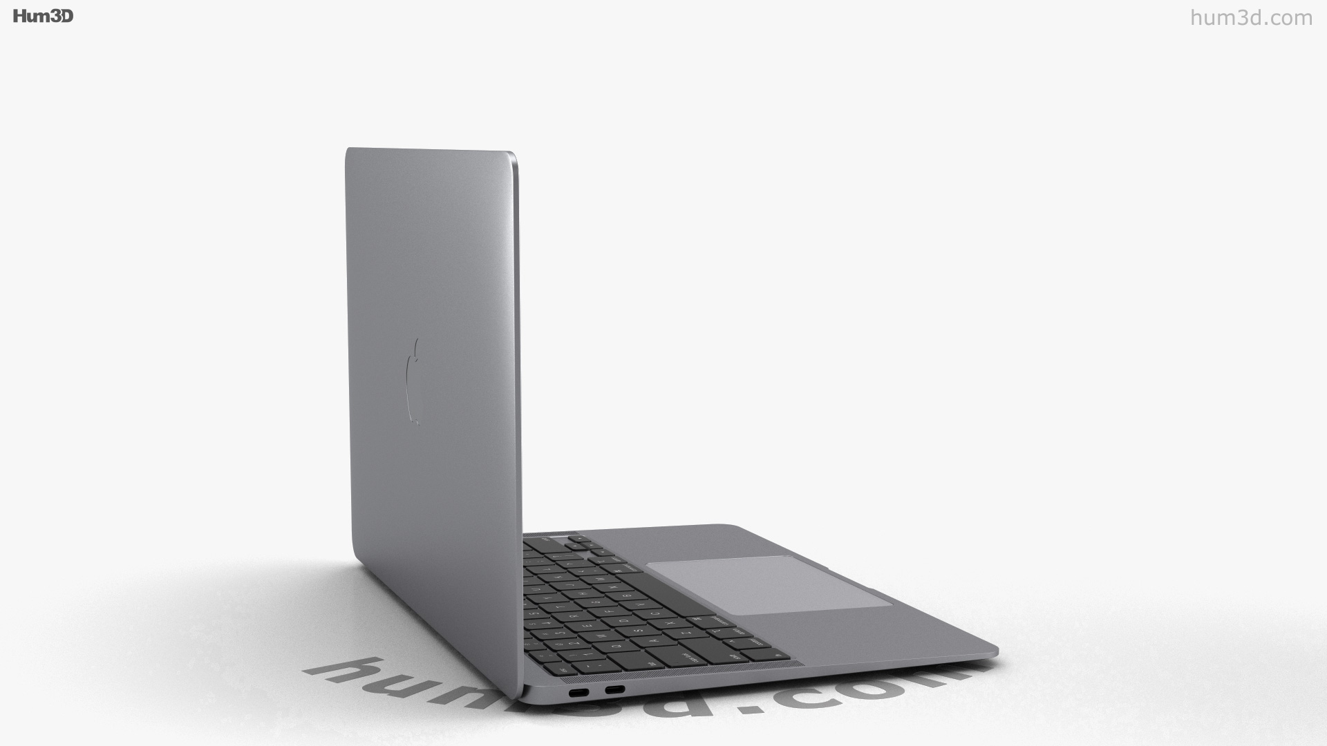 360 view of Apple MacBook Air 2020 M1 Space Gray 3D model - 3DModels store
