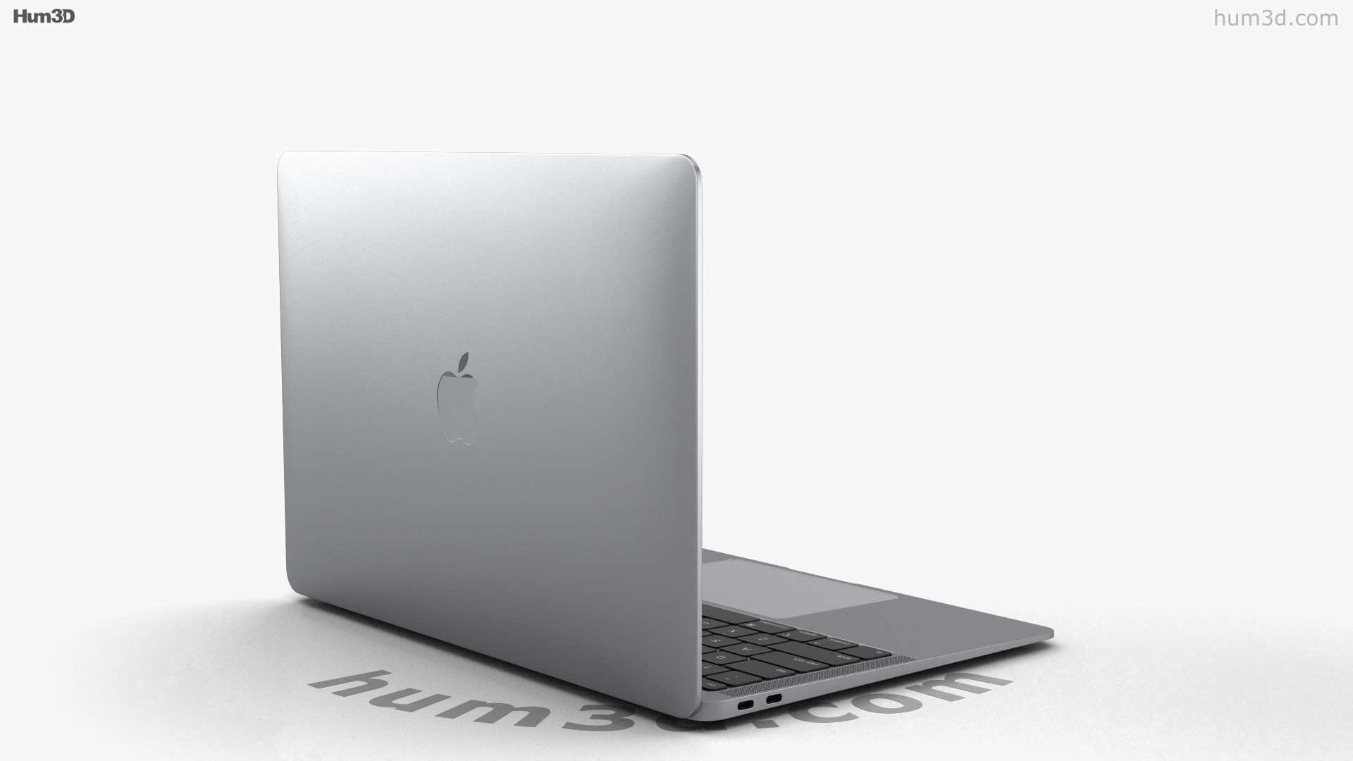 360 view of Apple MacBook Air 2020 M1 Space Gray 3D model - 3DModels store