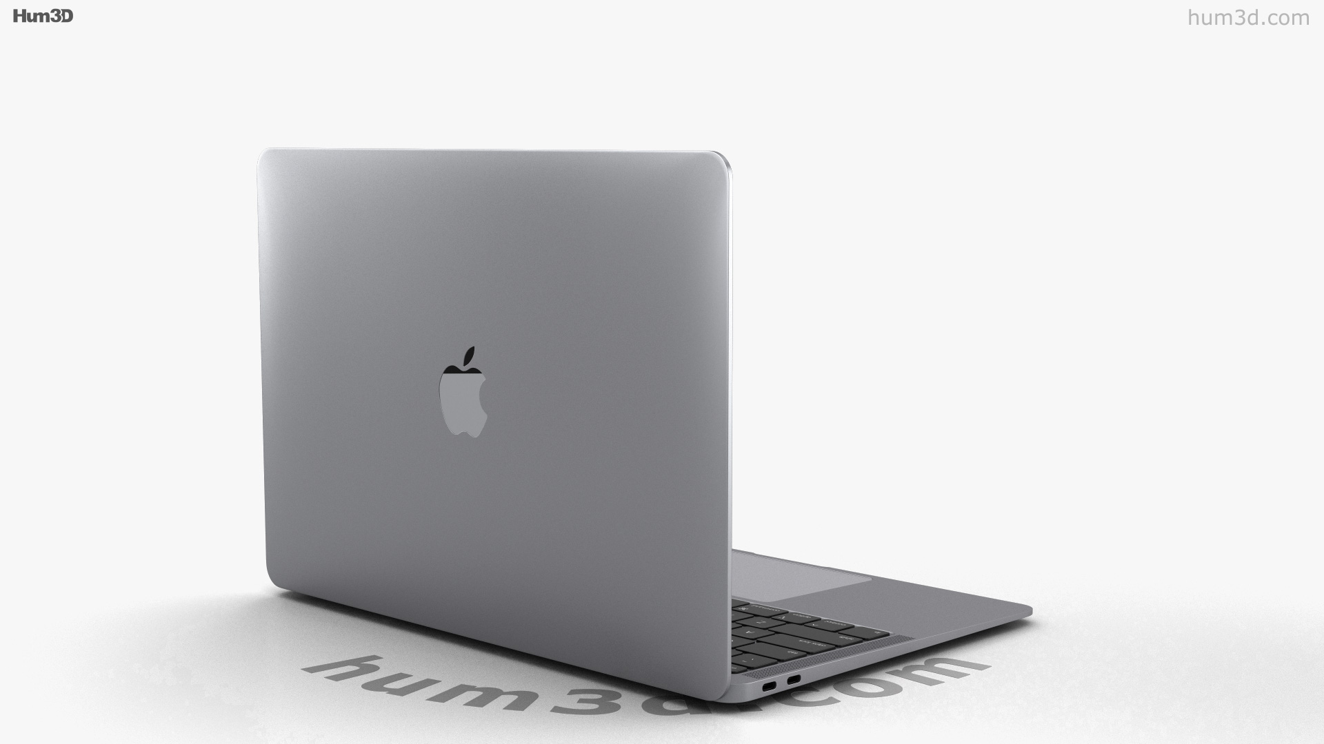 360 view of Apple MacBook Air 2020 M1 Space Gray 3D model - 3DModels store