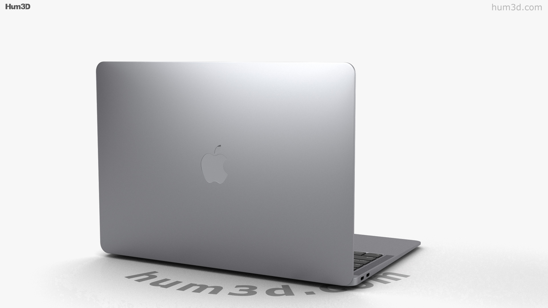 360 view of Apple MacBook Air 2020 M1 Space Gray 3D model - 3DModels store