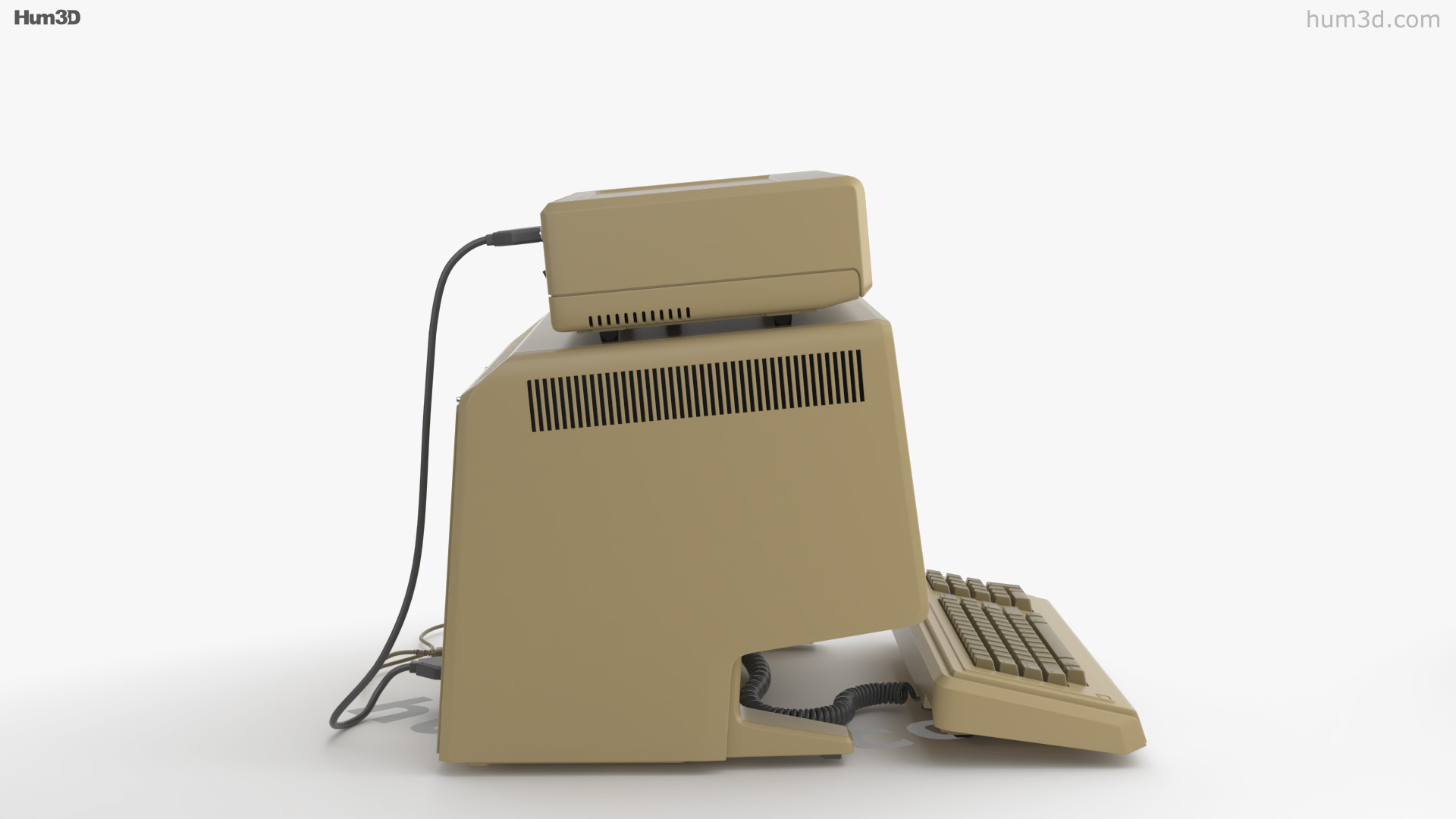 360 view of Apple Lisa Computer 3D model - 3DModels store