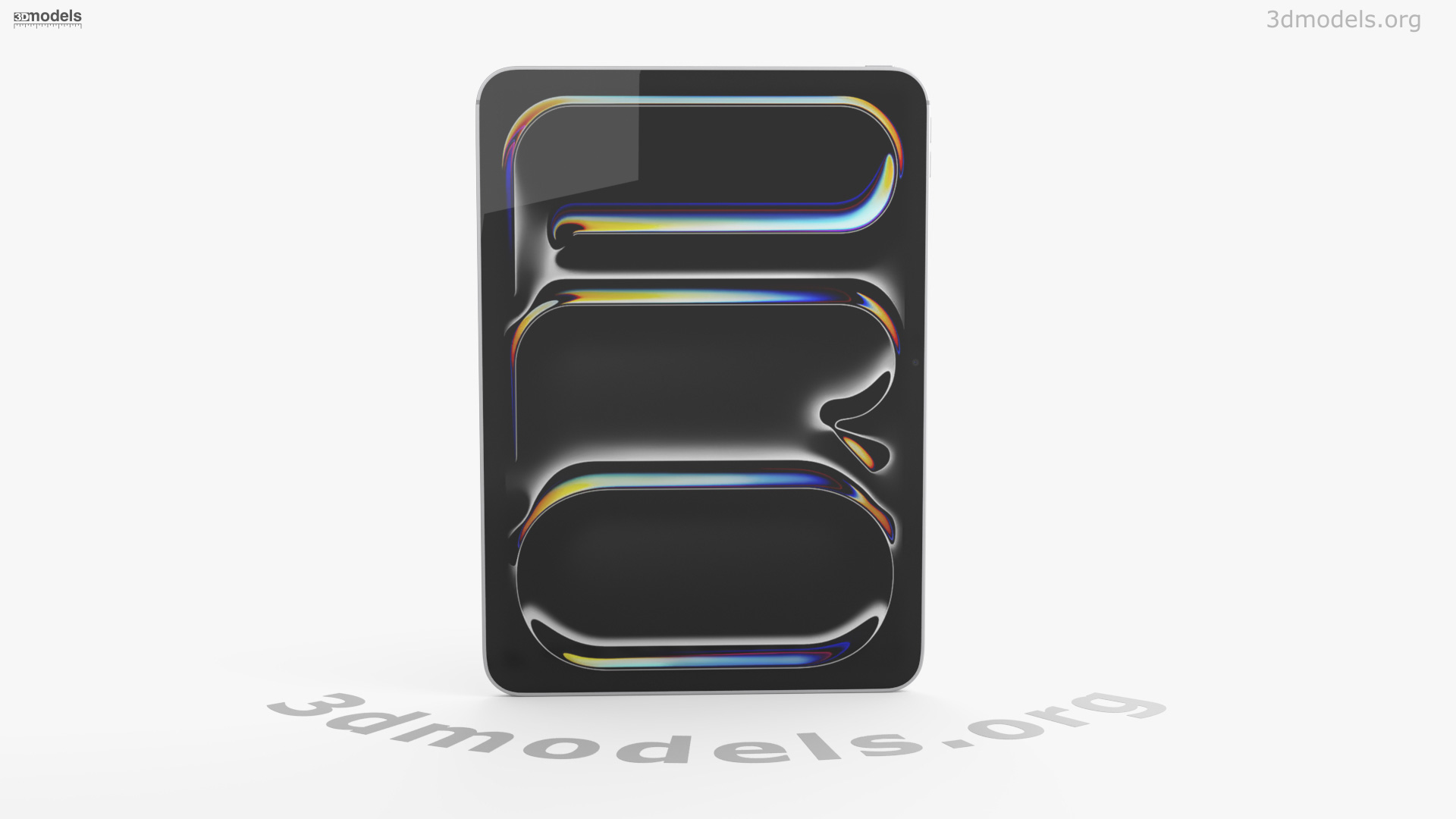360 view of Apple iPad Pro M5 2025 11 inch Silver 3D model - 3DModels store
