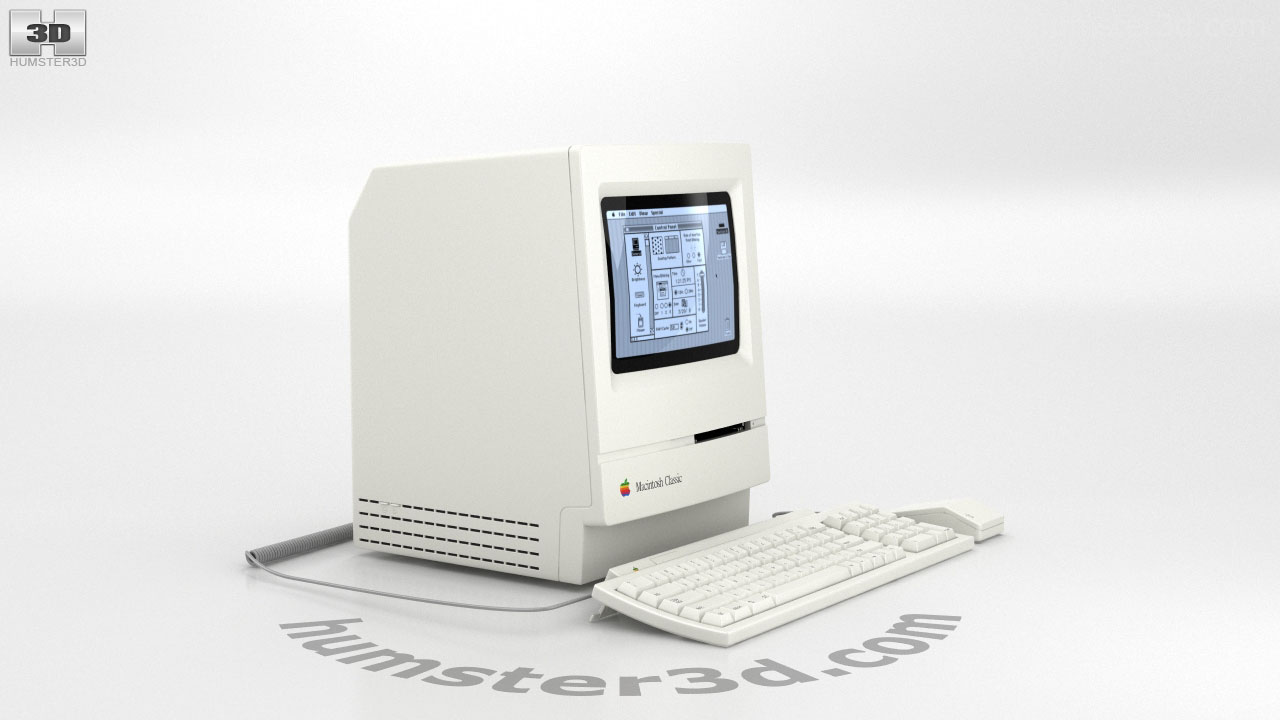 360 View Of Apple Macintosh Classic 3D Model 3DModels Store 360 View Of Apple Macintosh Classic 3D Model 3DModels Store