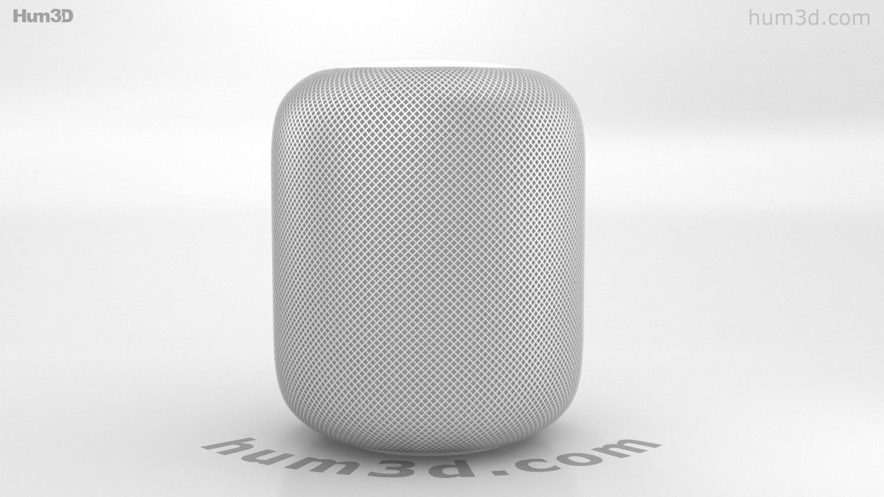 360 view of Apple HomePod White 3D model - 3DModels store