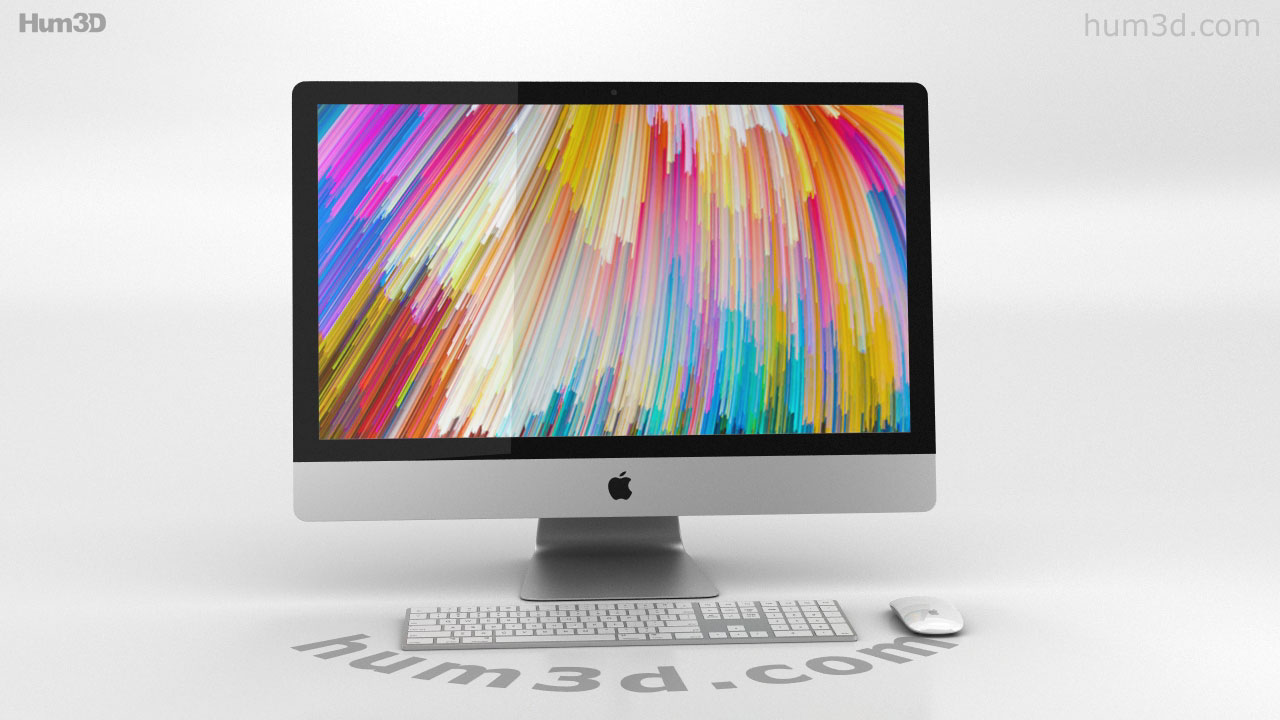 360 view of Apple iMac 27-inch (2017) 3D model - 3DModels store