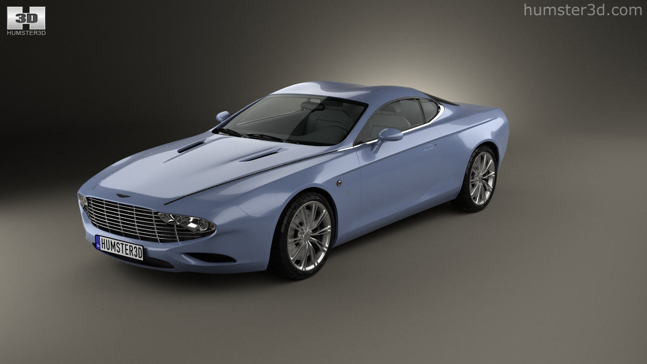 360 view of Aston Martin DB9 Coupe Zagato Centennial 2016 3D model ...