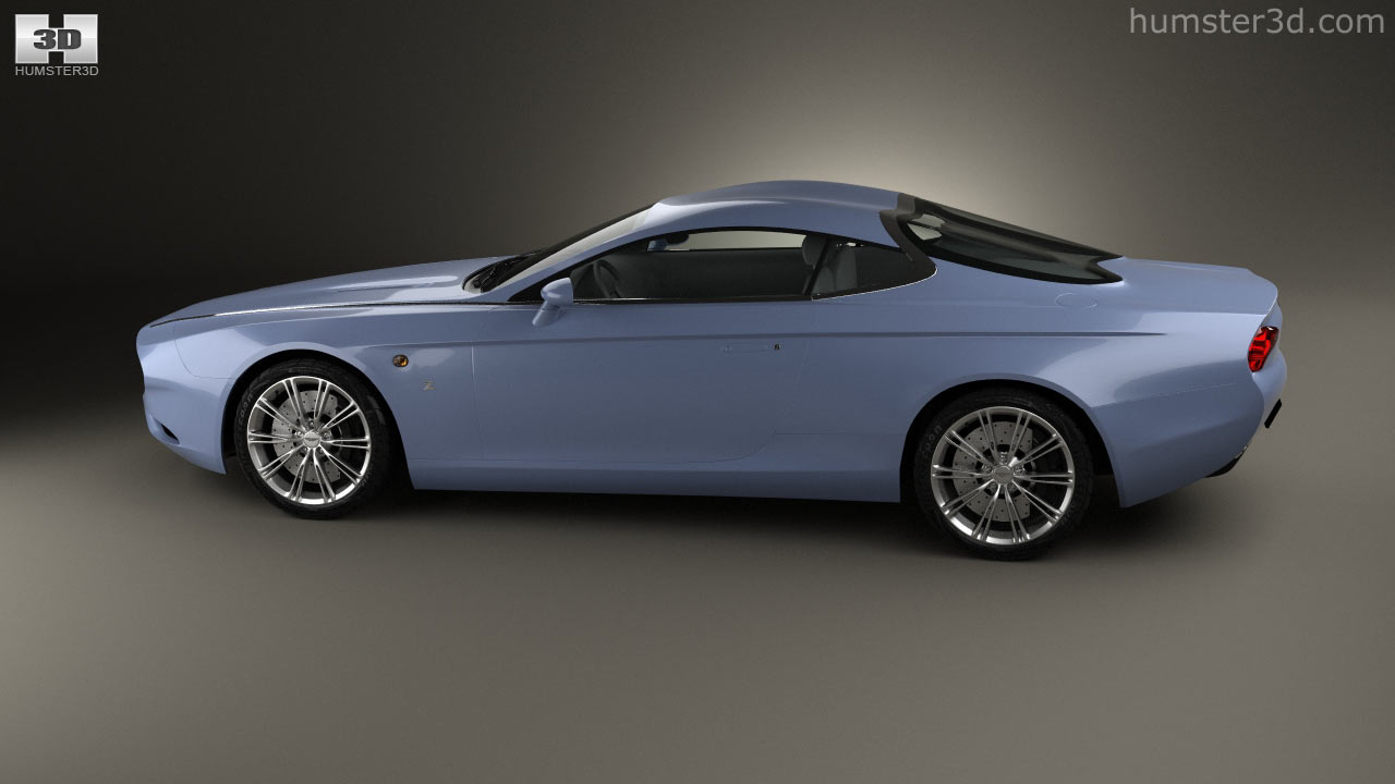360 view of Aston Martin DB9 Coupe Zagato Centennial 2016 3D model ...