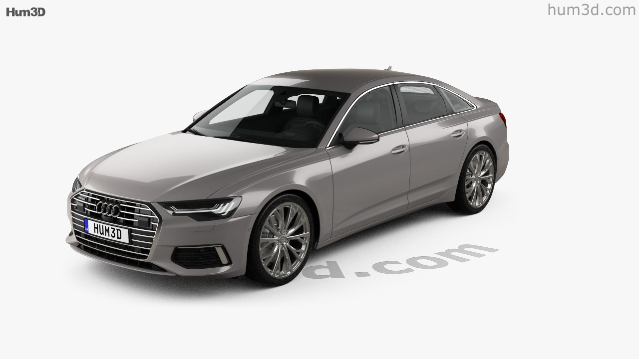 360 view of Audi A6 (C8) sedan 2021 3D model - 3DModels store