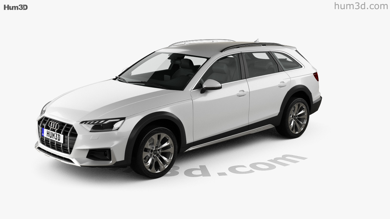 360 view of Audi A4 Allroad 2022 3D model - 3DModels store