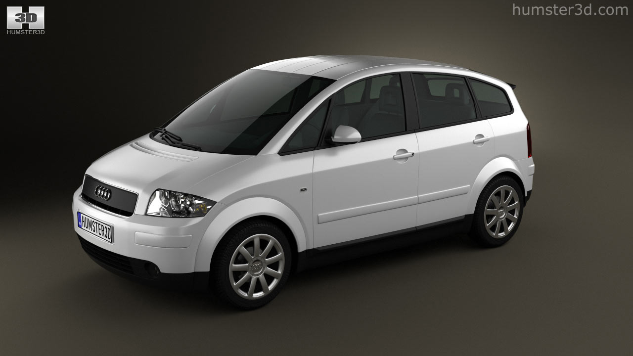 360 view of Audi A2 2005 3D model - 3DModels store