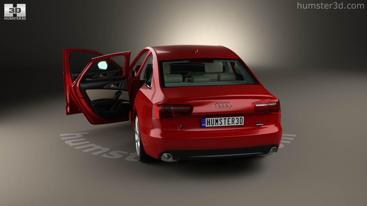 360 view of Audi A6 (C7) with HQ interior 2015 3D model - 3DModels store