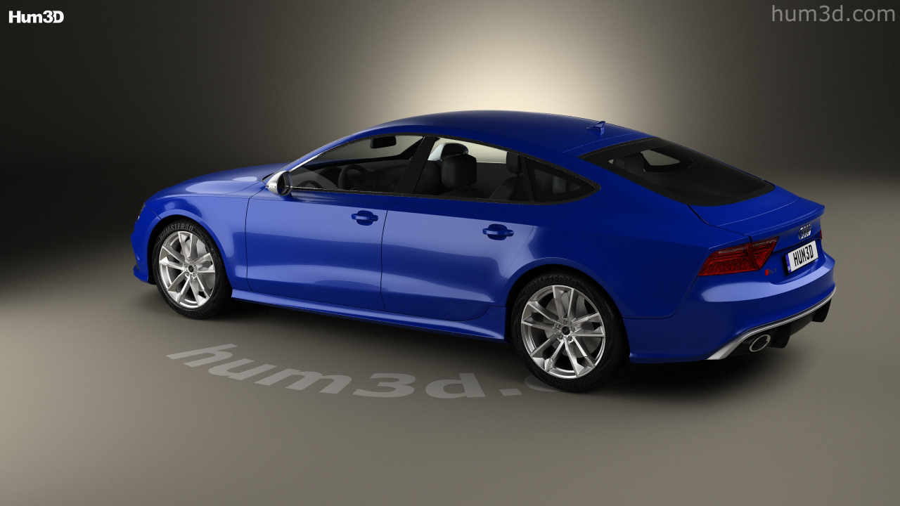 360 view of Audi RS7 (4G) Sportback Performance 2018 3D model ...