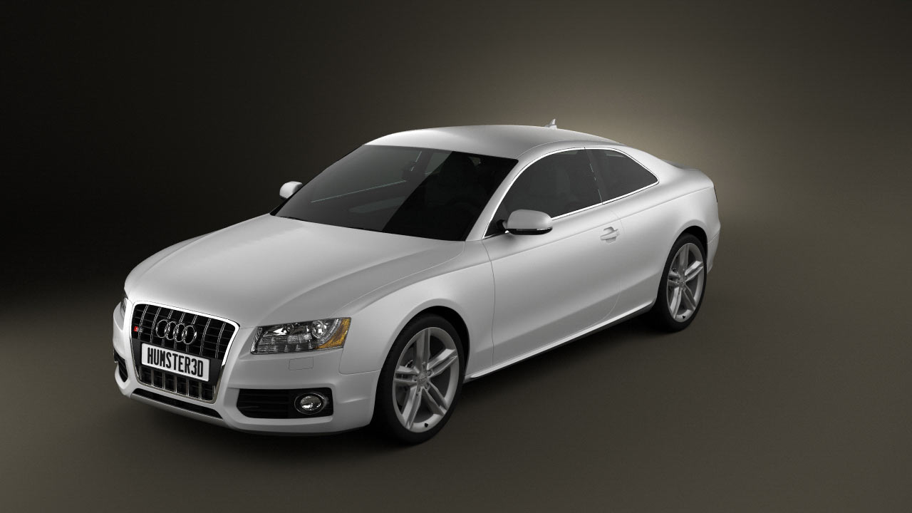 360 view of Audi S5 coupe 2010 3D model - 3DModels store