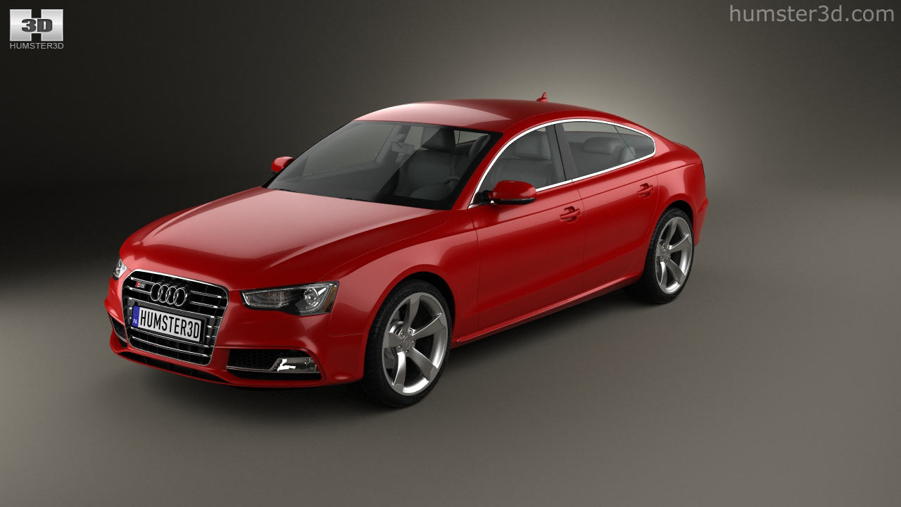 360 view of Audi S5 sportback 2015 3D model - 3DModels store