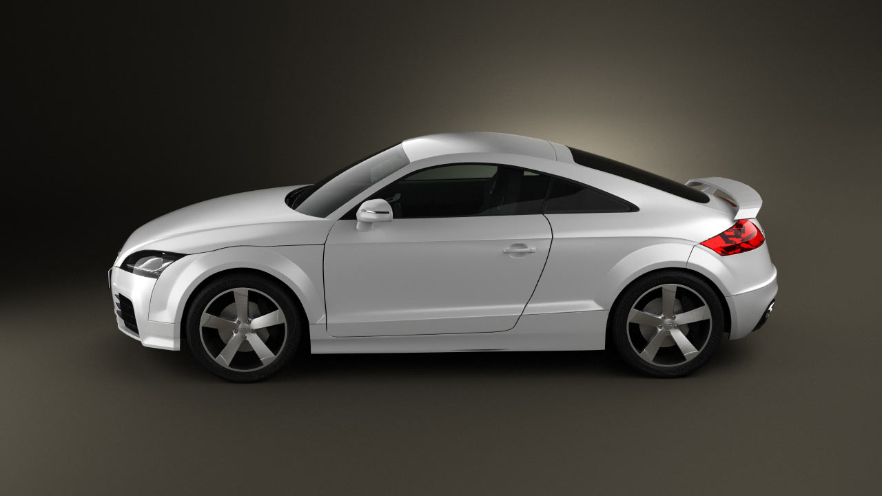 360 view of Audi TT RS Coupe with HQ interior 2013 3D model - 3DModels ...