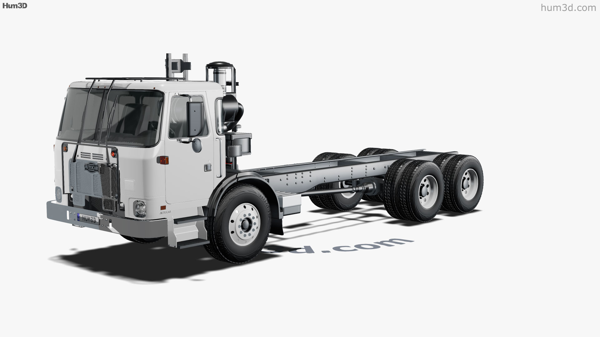 360 view of Autocar ACX Chassis Truck 2024 3D model - 3DModels store