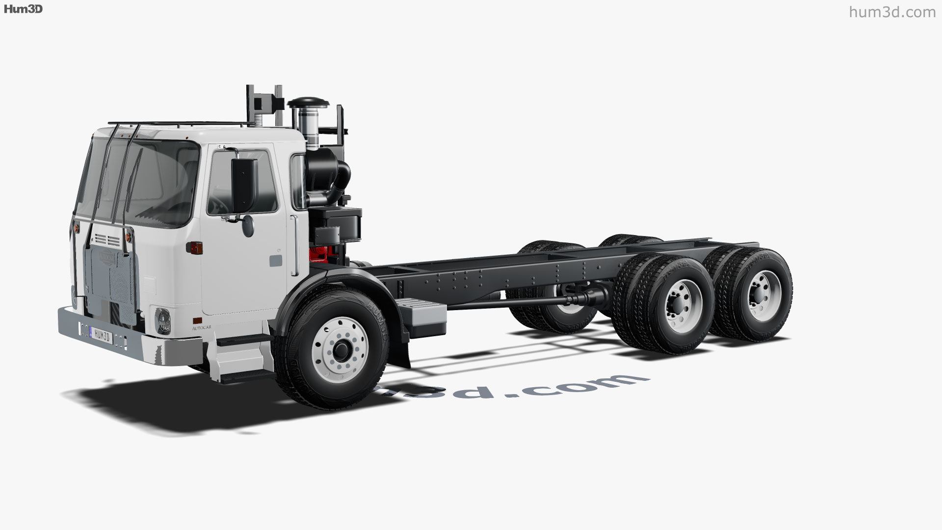 360 view of Autocar ACX Chassis Truck 2024 3D model - 3DModels store