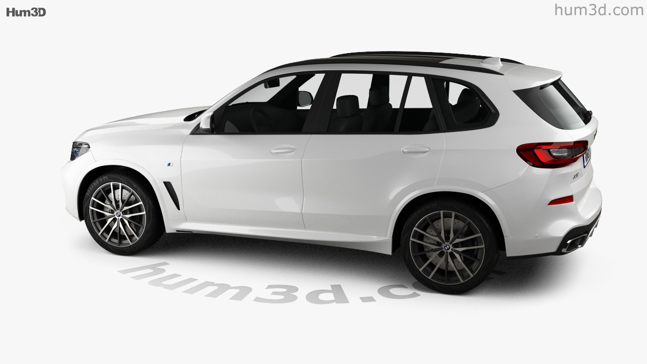 360 view of BMW X5 (G05) M sport 2021 3D model - 3DModels store
