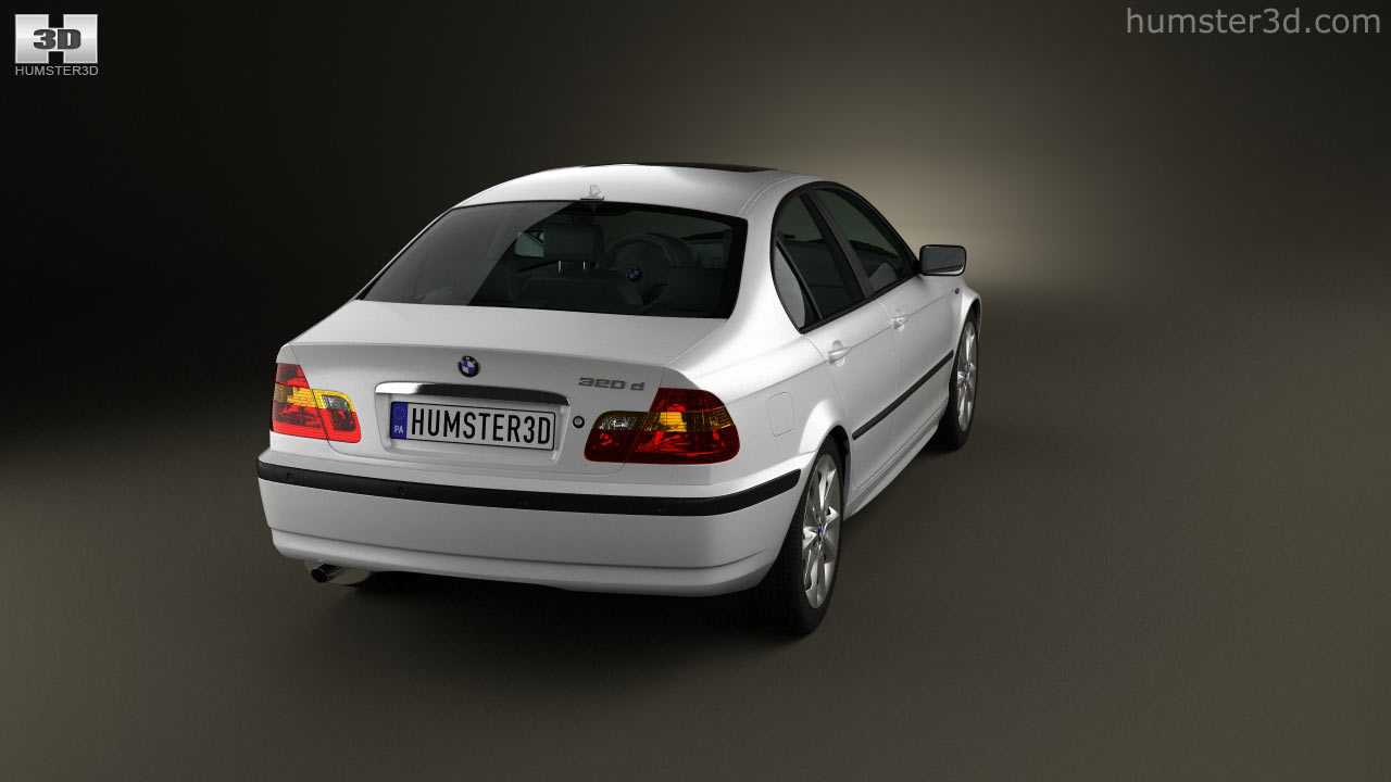 360 view of BMW 3 Series sedan (E46) 2006 3D model - 3DModels store