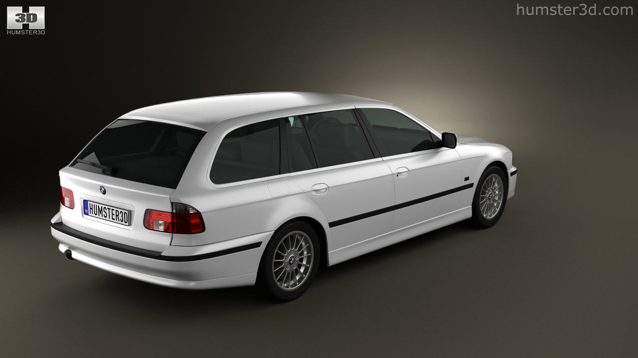 360 view of BMW 5 Series E39 Touring (1995-2003) 3D model - 3DModels store