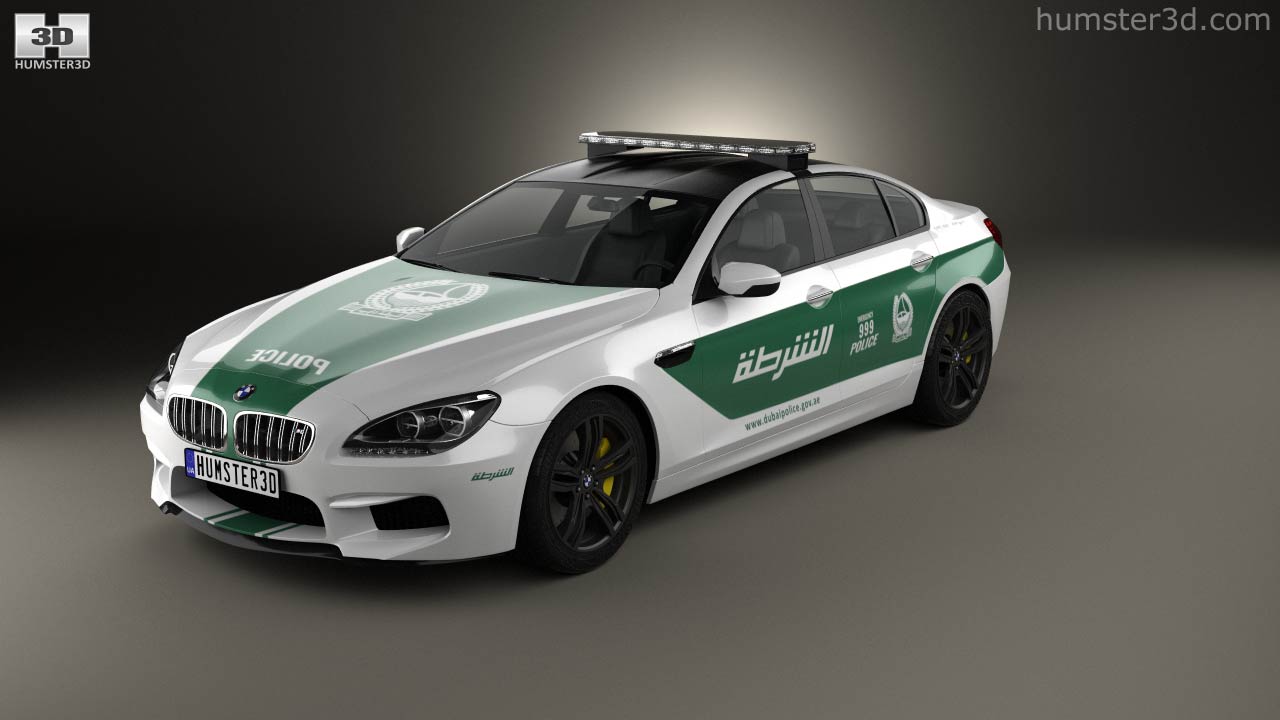 Vue à 360 degrés de BMW 6 Series M6 (F13) GranCoupe Police Dubai 2017 ...