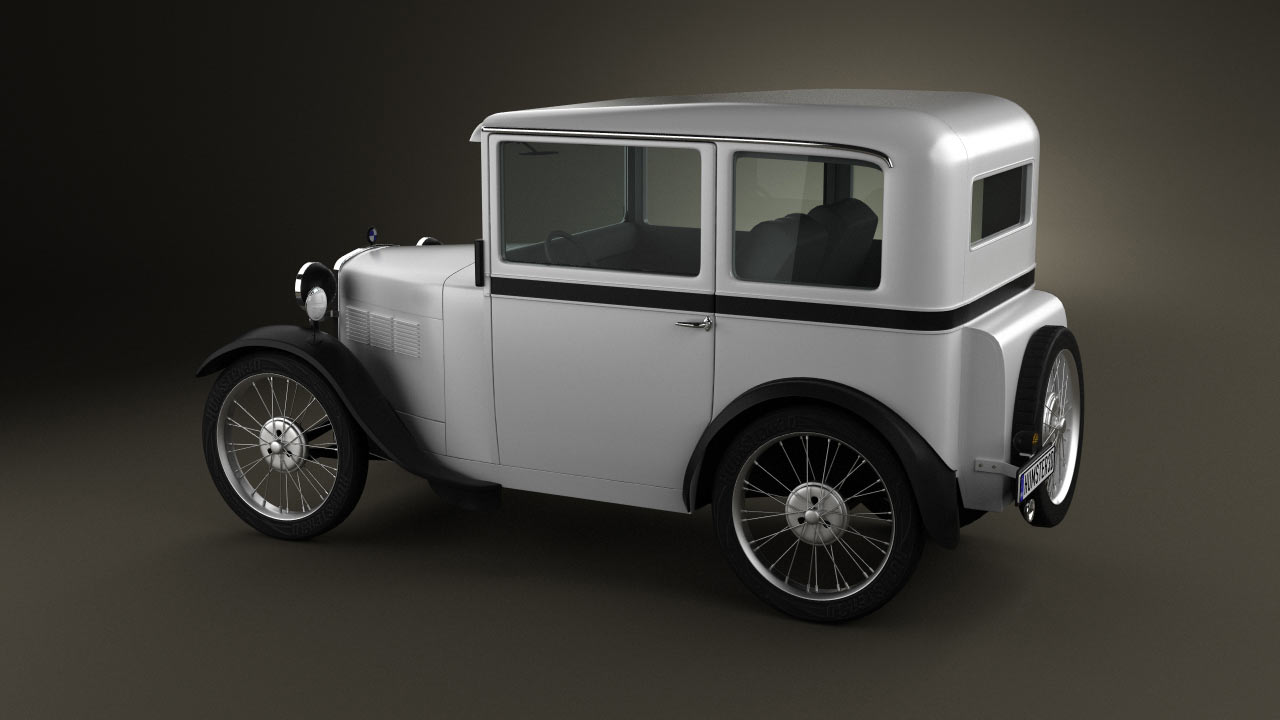 360 view of BMW DiXi 1928 3D model - 3DModels store