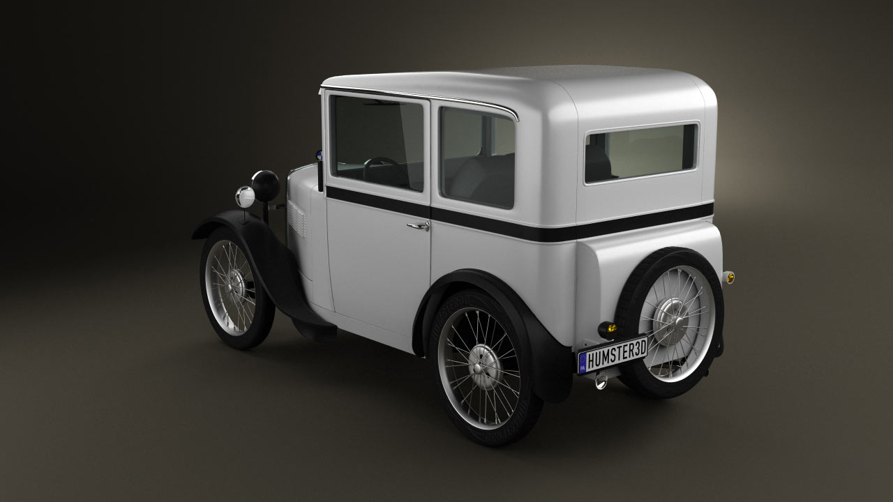 360 view of BMW DiXi 1928 3D model - 3DModels store