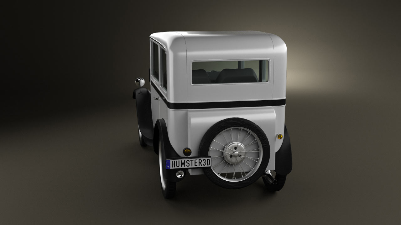 360 view of BMW DiXi 1928 3D model - 3DModels store