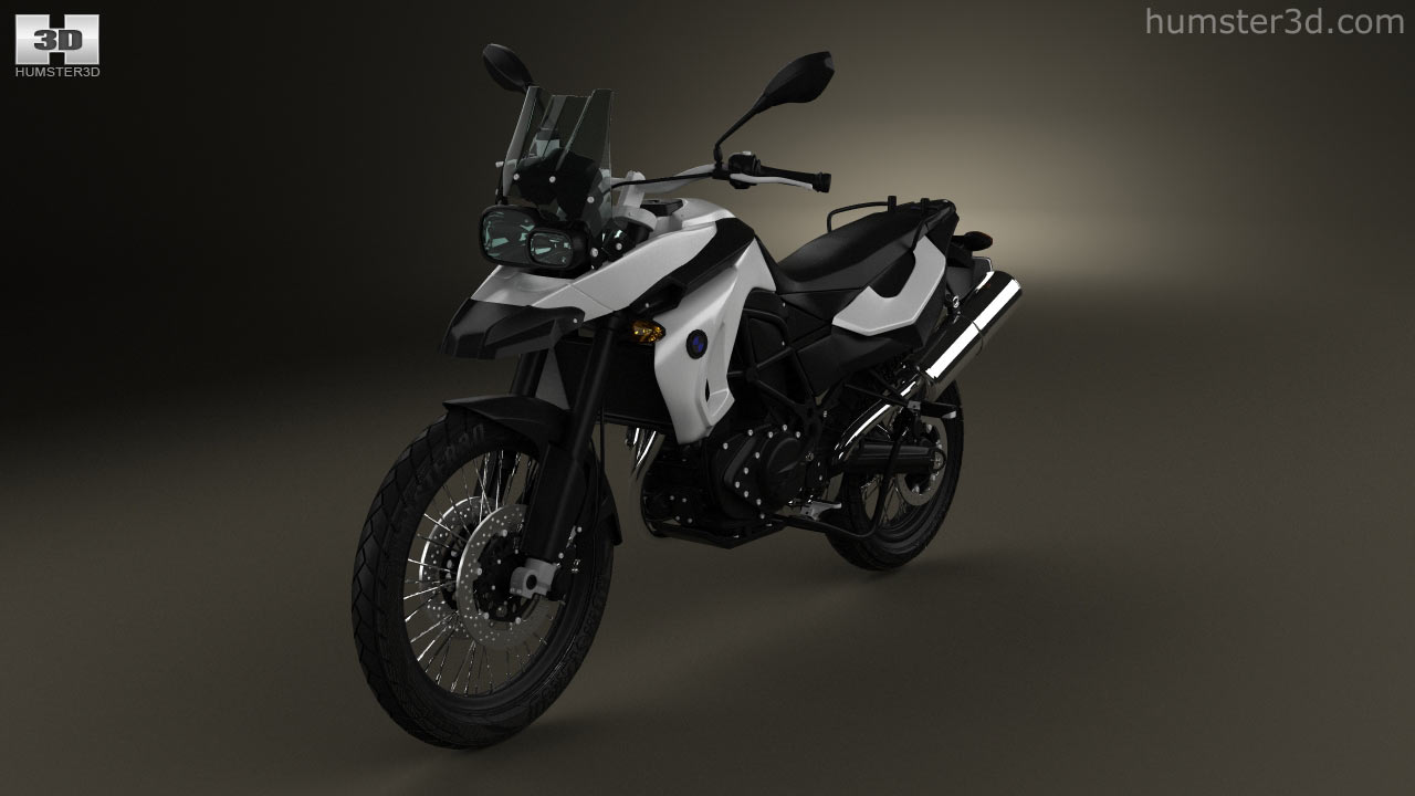 360 view of BMW F800GS 2008 3D model - 3DModels store