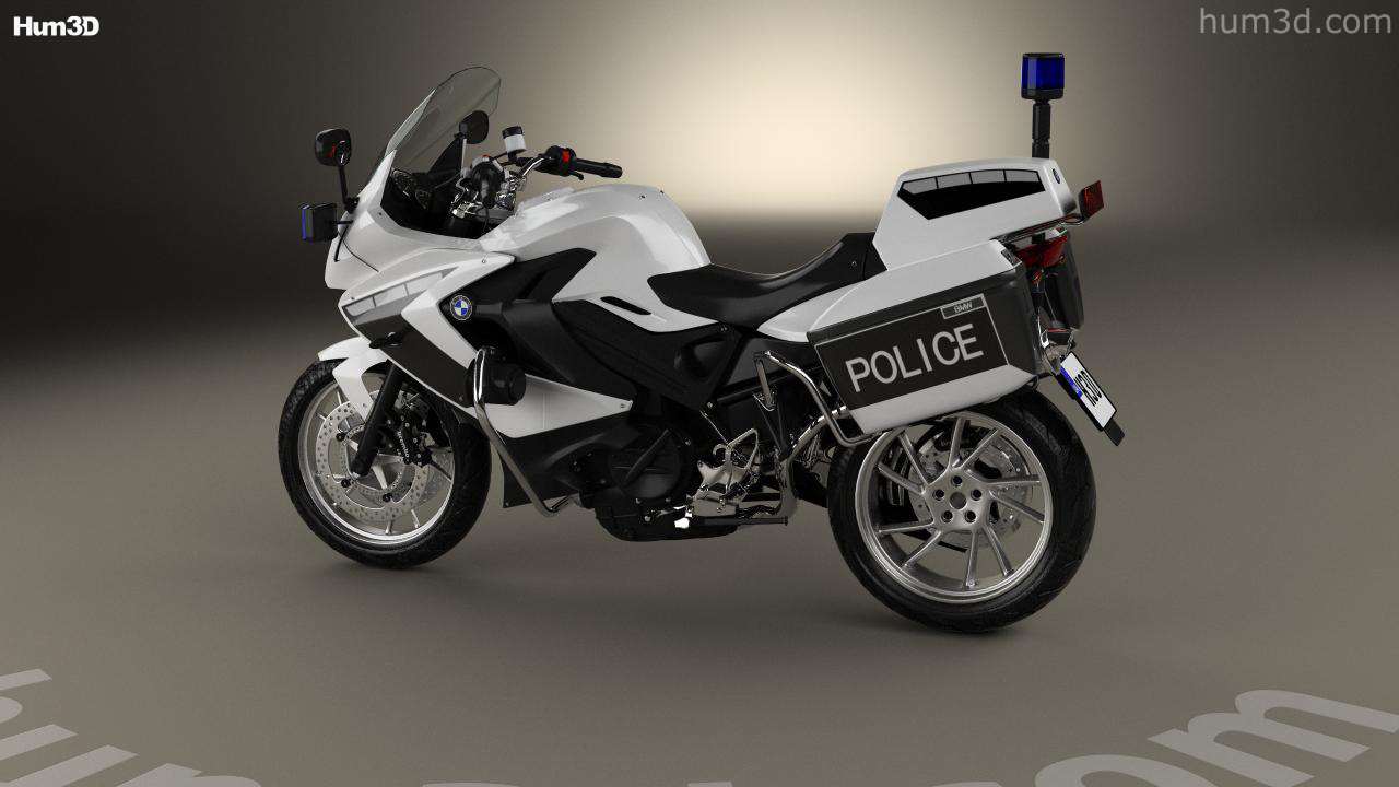 360 view of BMW F800GT-P Police 2015 3D model - 3DModels store