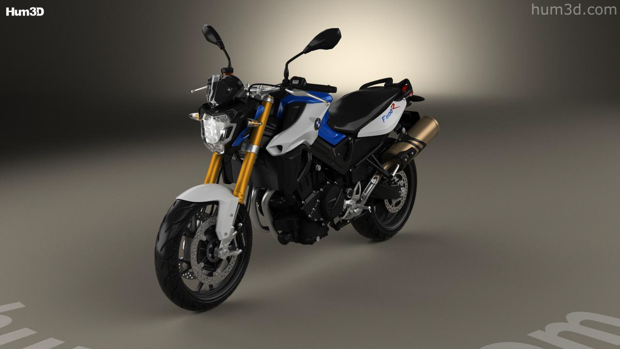 360 view of BMW F 800 R 2015 3D model - 3DModels store