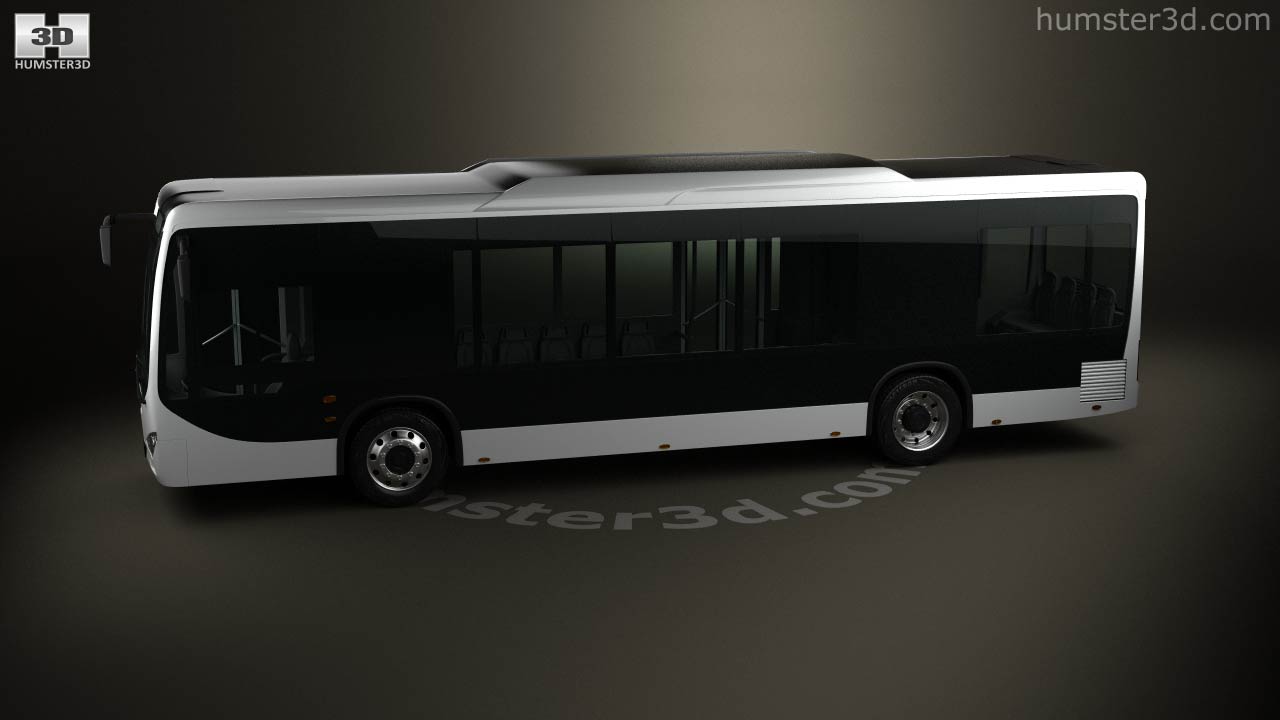 360 view of BYD K9 bus 2010 3D model - 3DModels store
