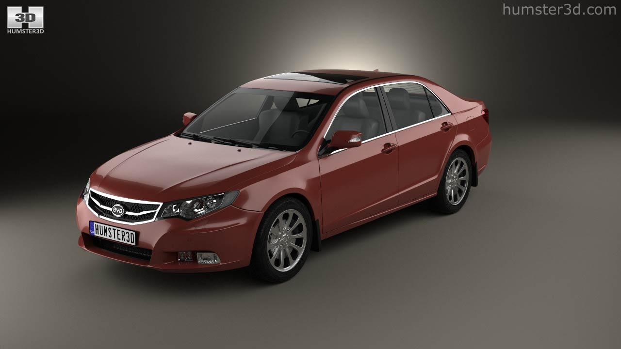360 view of BYD Si Rui 2016 3D model - 3DModels store