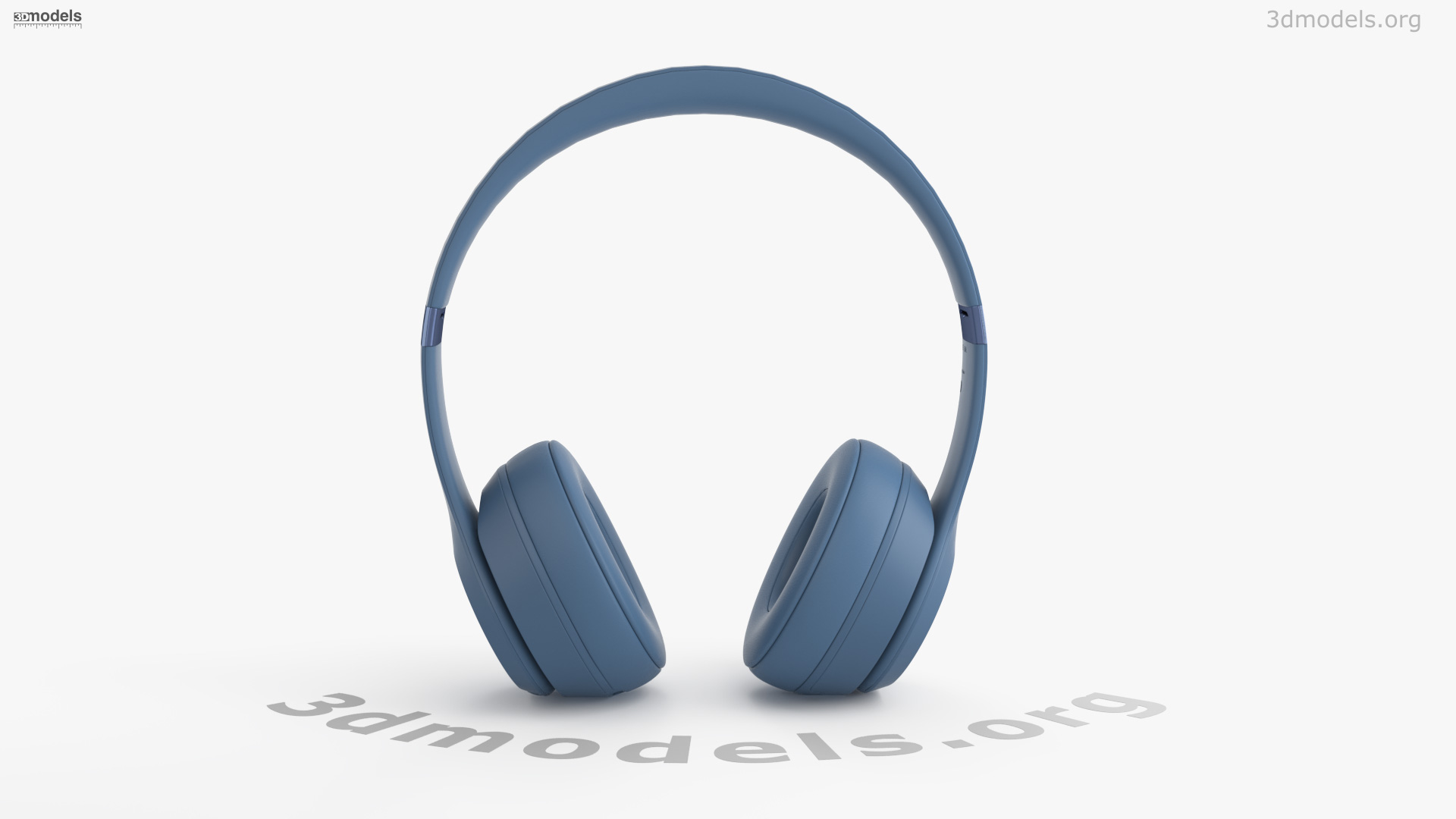 360 view of Beats Solo 4 Slate Blue 3D model - 3DModels store