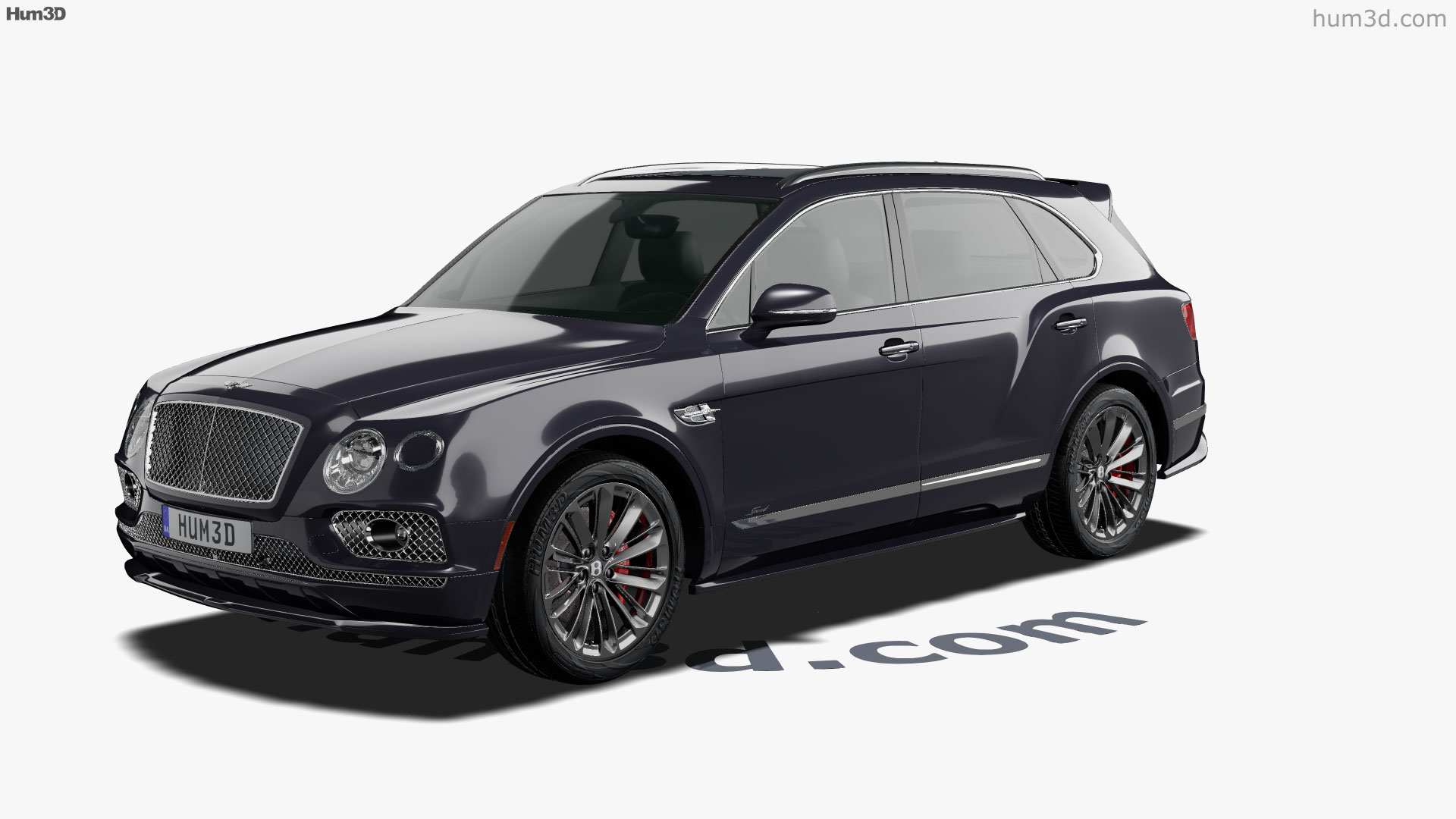 360 view of Bentley Bentayga Speed US-spec 2023 3D model - 3DModels store