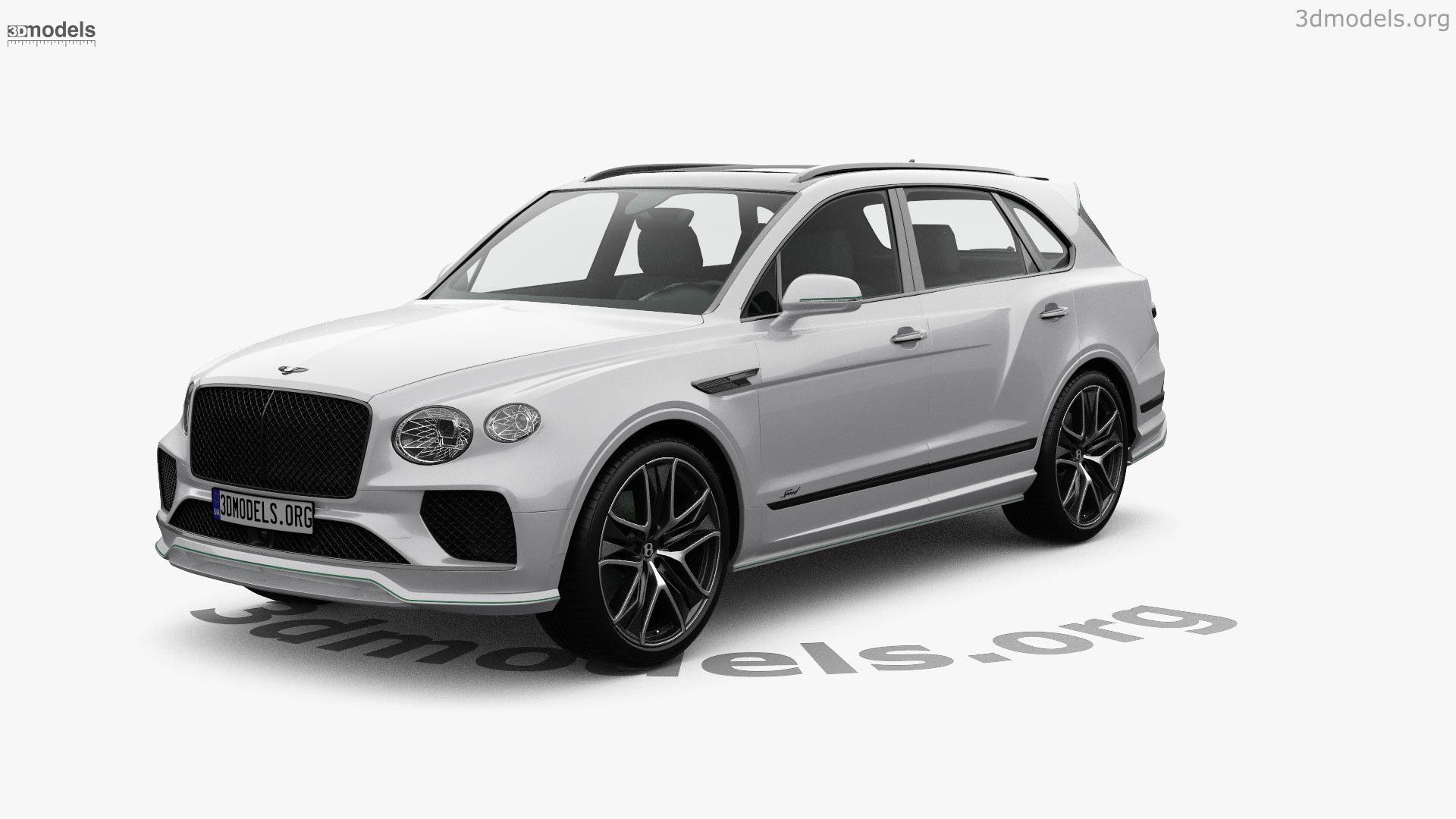 360 view of Bentley Bentayga Speed 2025 3D model - 3DModels store