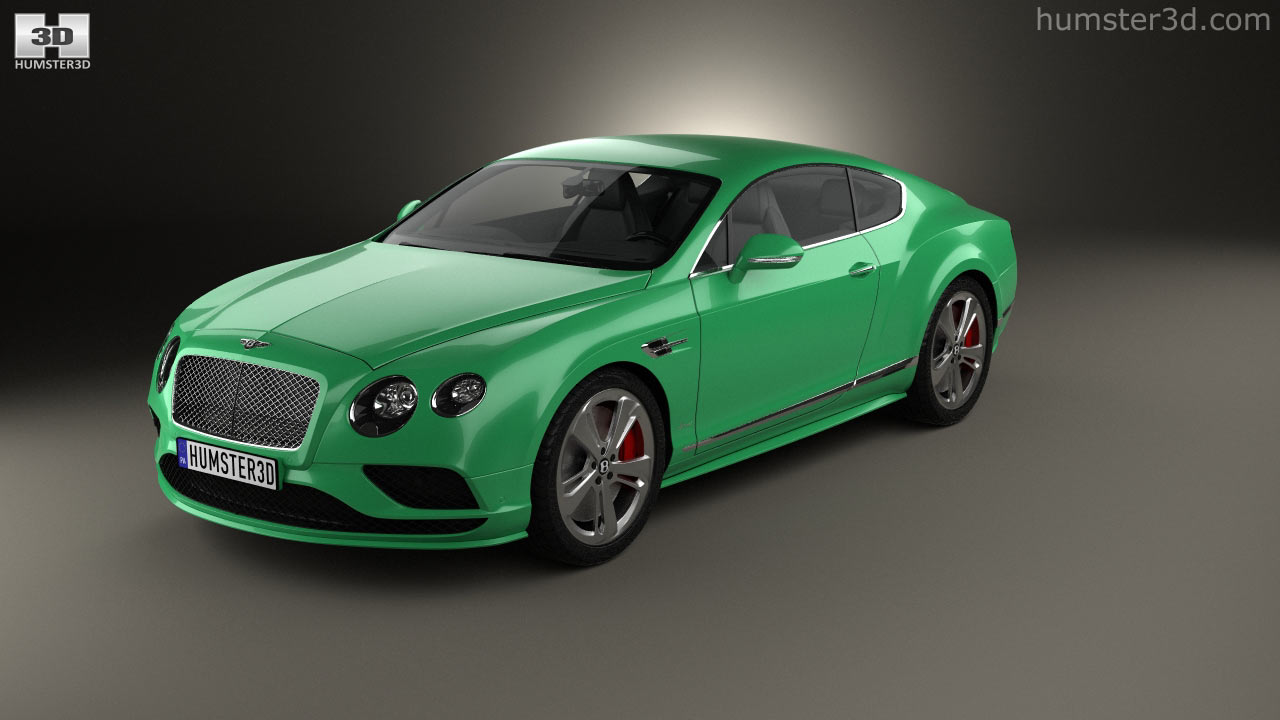 360 view of Bentley Continental GT Speed 2018 3D model - 3DModels store
