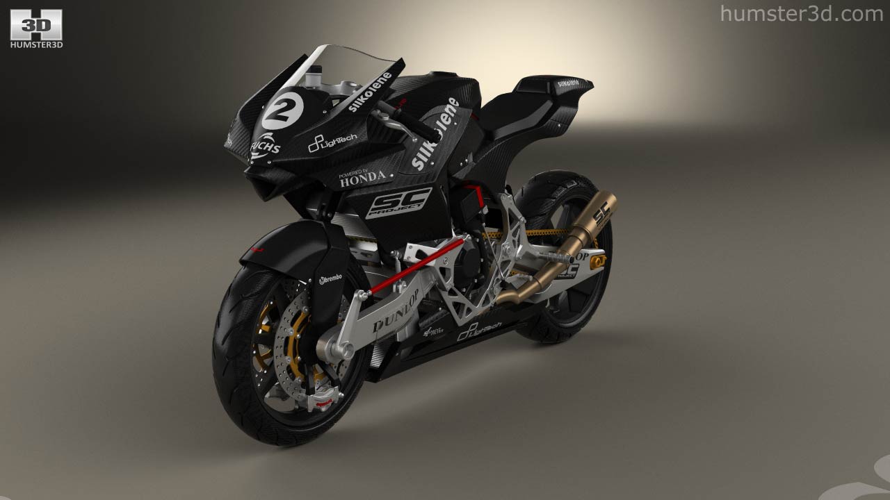 360 view of Bimota Vyrus 986 M2 2015 3D model - 3DModels store