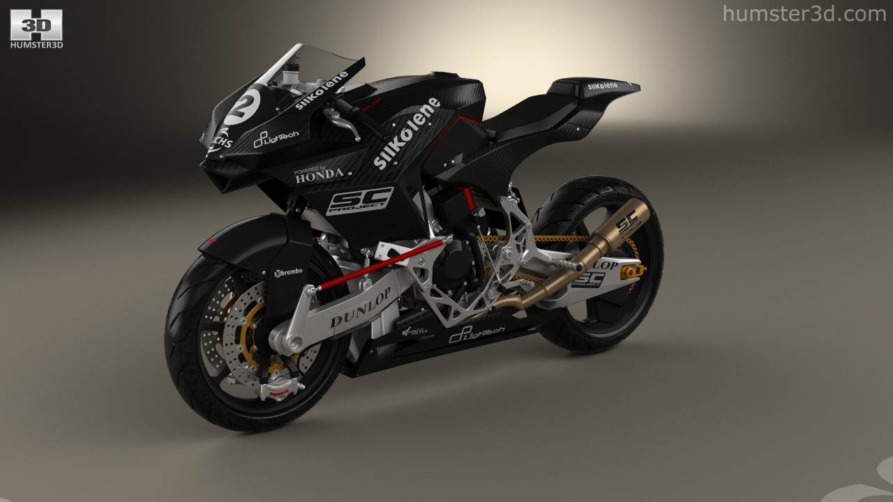 360 view of Bimota Vyrus 986 M2 2015 3D model - 3DModels store