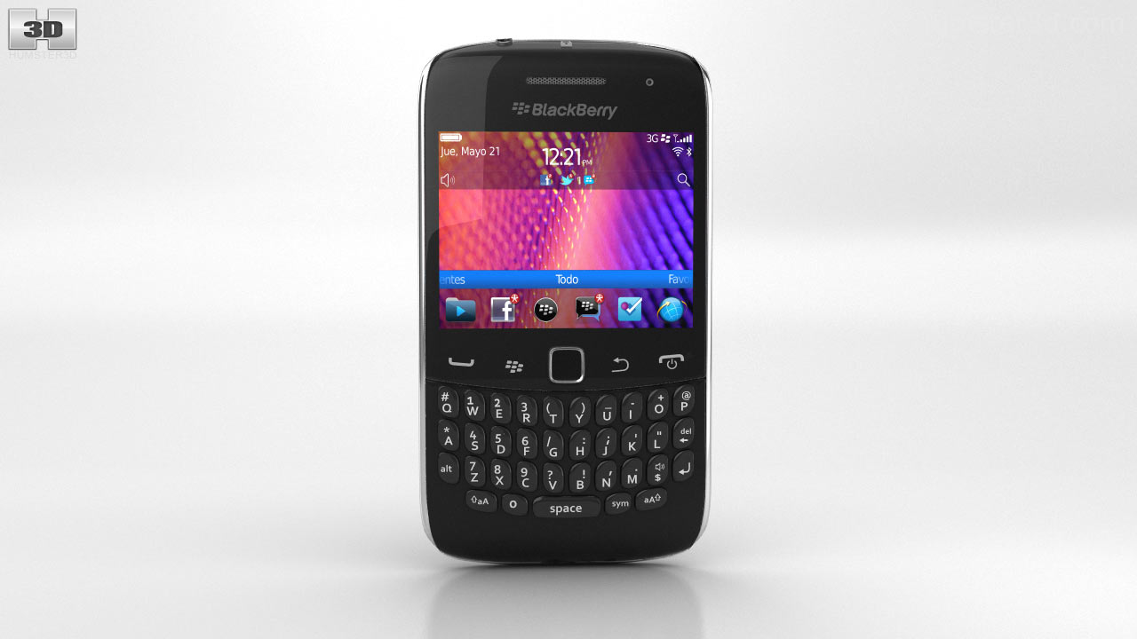 360 view of BlackBerry Curve 9360 3D model - 3DModels store