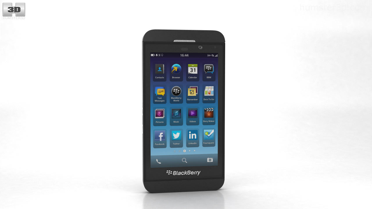 360 view of BlackBerry Z10 3D model - 3DModels store
