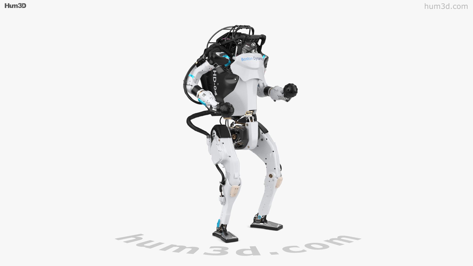 360 view of Boston Dynamics Atlas 3D model - 3DModels store